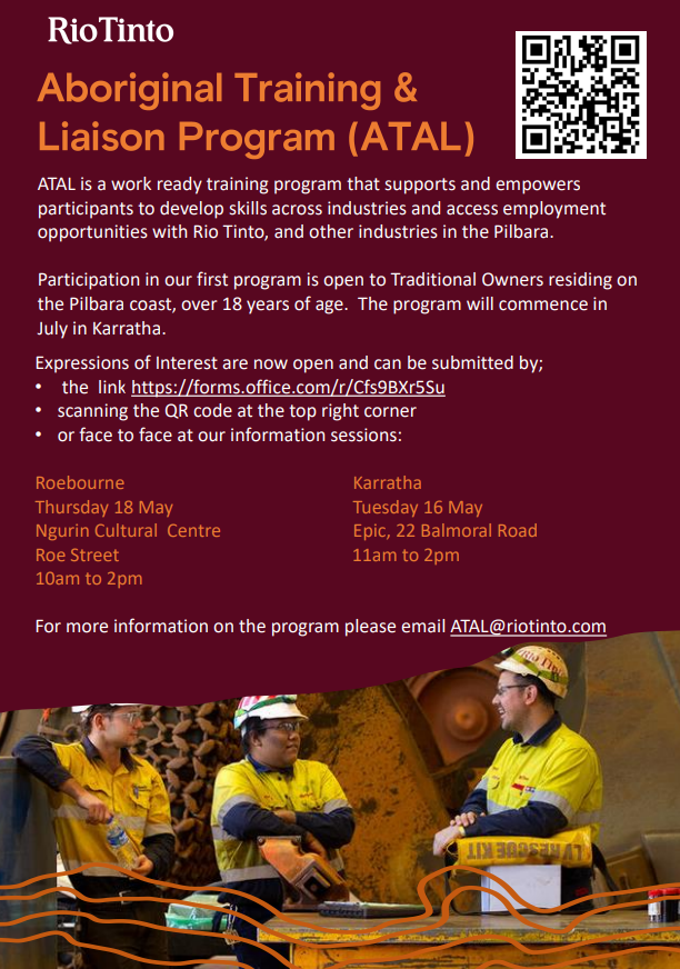 RTIO - ATAL Program Re-Launch - PKKP Aboriginal Corporation
